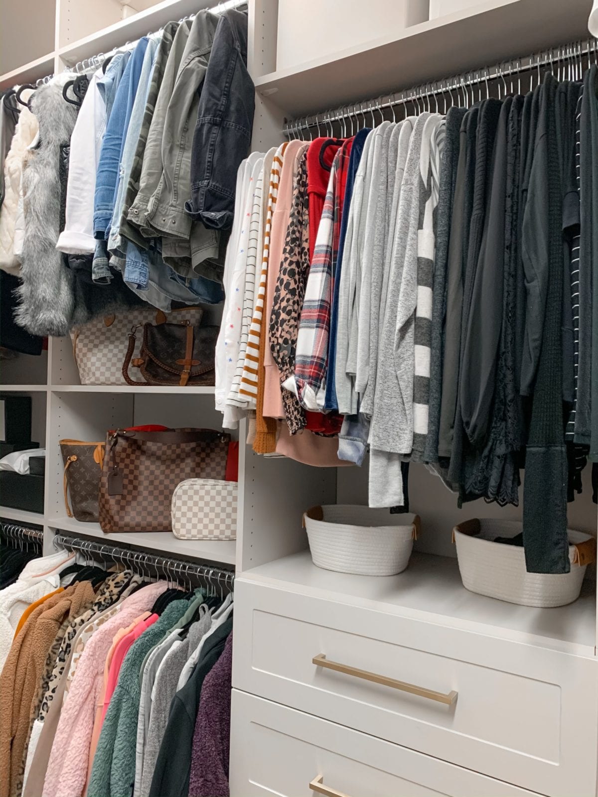 Master Closet Build Out: From Builder Grade To Custom | The Shelf King