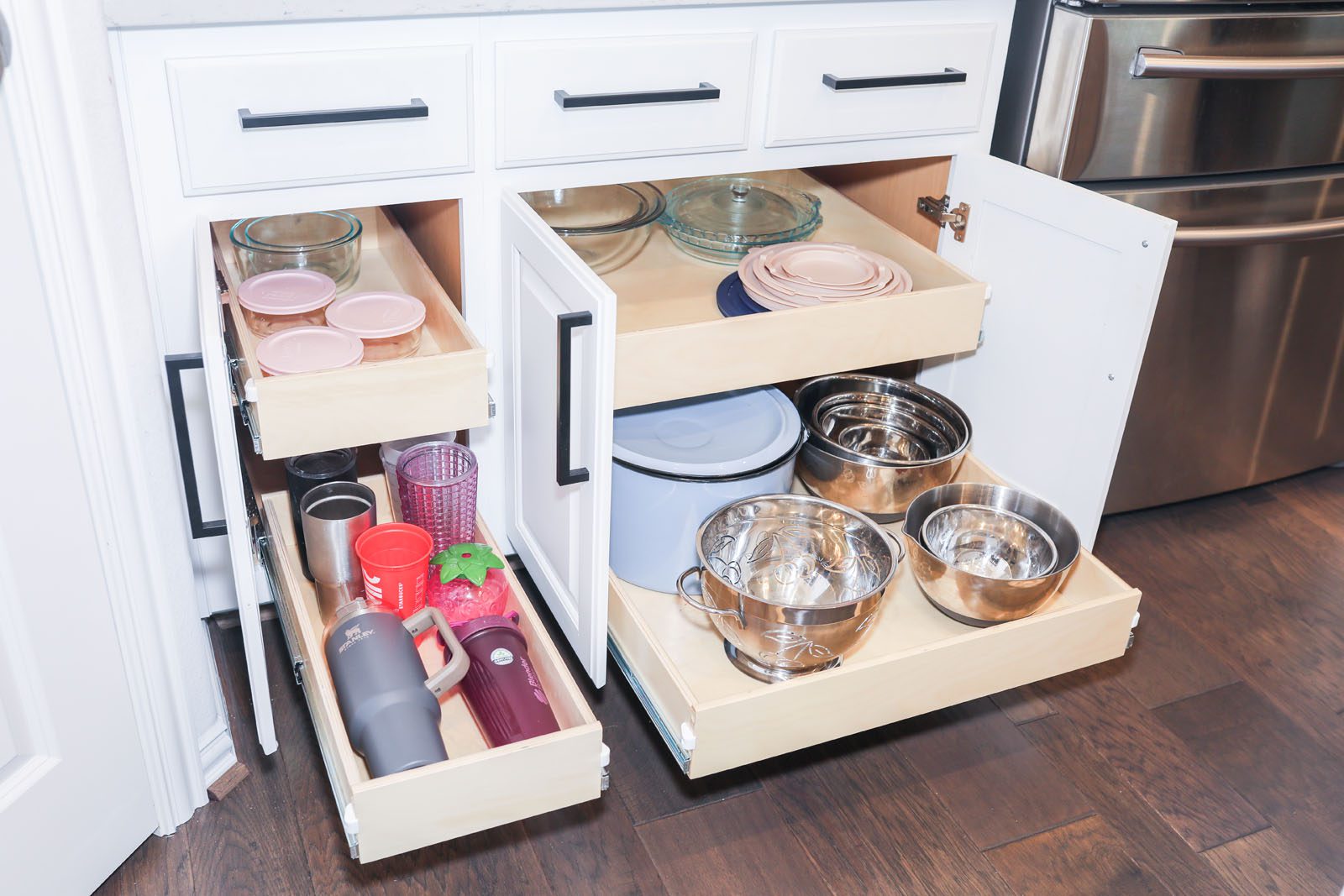 Small Roll Out Drawers Cabinets