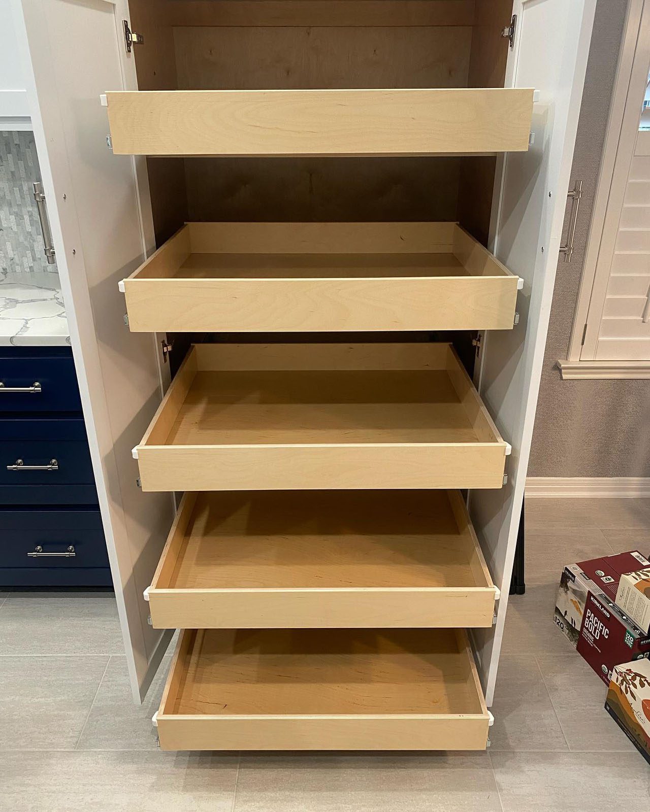 Austin ‎Pantry Cabinet Pull Out Shelves | The Shelf King